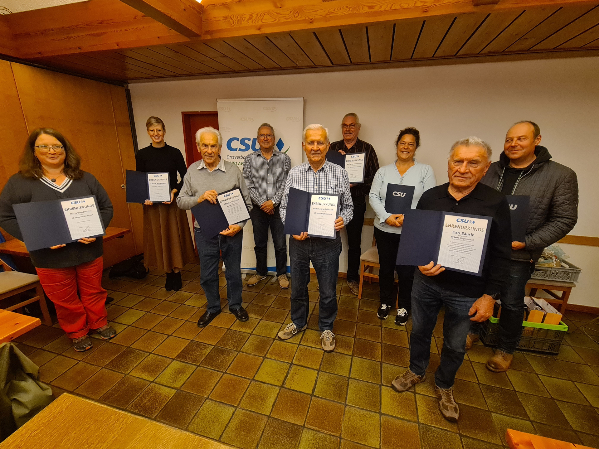 Ortshauptversammlung mit Vorstandsneuwahlen und Mitgliederehrungen 2021 – OV Burlafingen / Steinheim